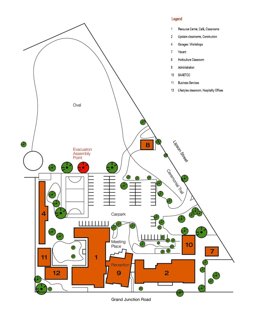 Campus Map – Tauondi Aboriginal Community College